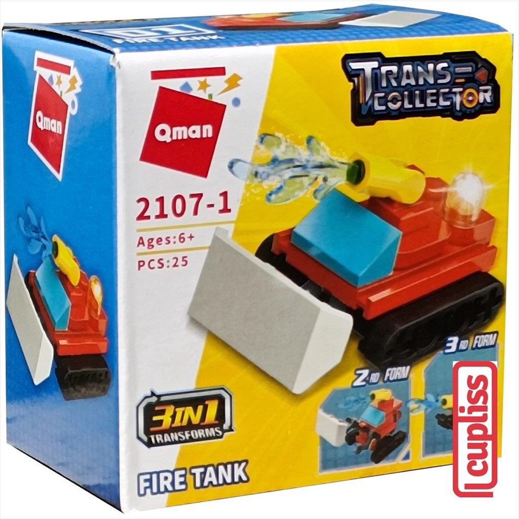 Qman Original Fire Swat 3in1 Fire Tank 2107-1 Cupliss KG | Shopee Philippines