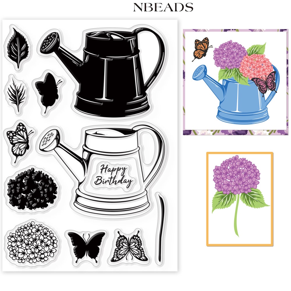 1Sheet PVC Plastic Stamps for DIY Scrapbooking Photo Album Decorative ...