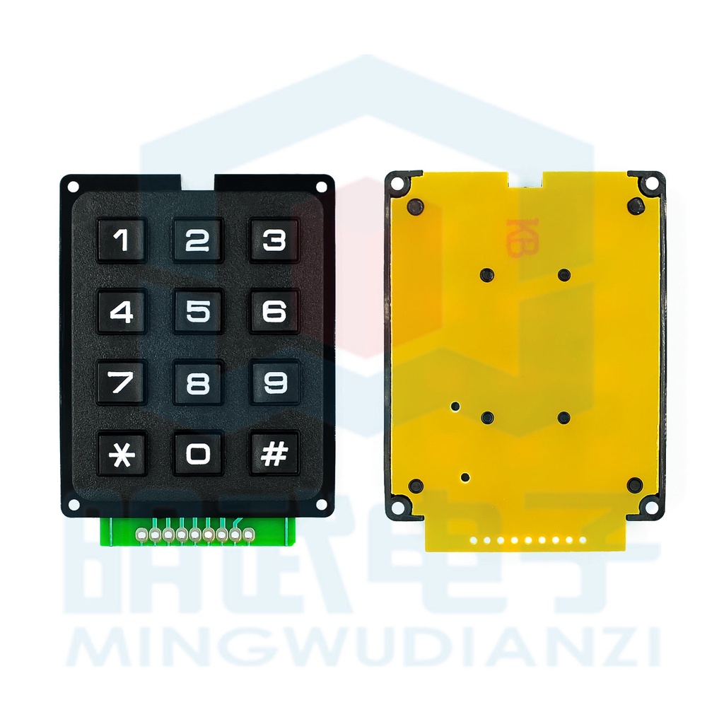Microcontroller Keyboard Button Matrix 3 * 4/3X4 12 Module | Shopee ...