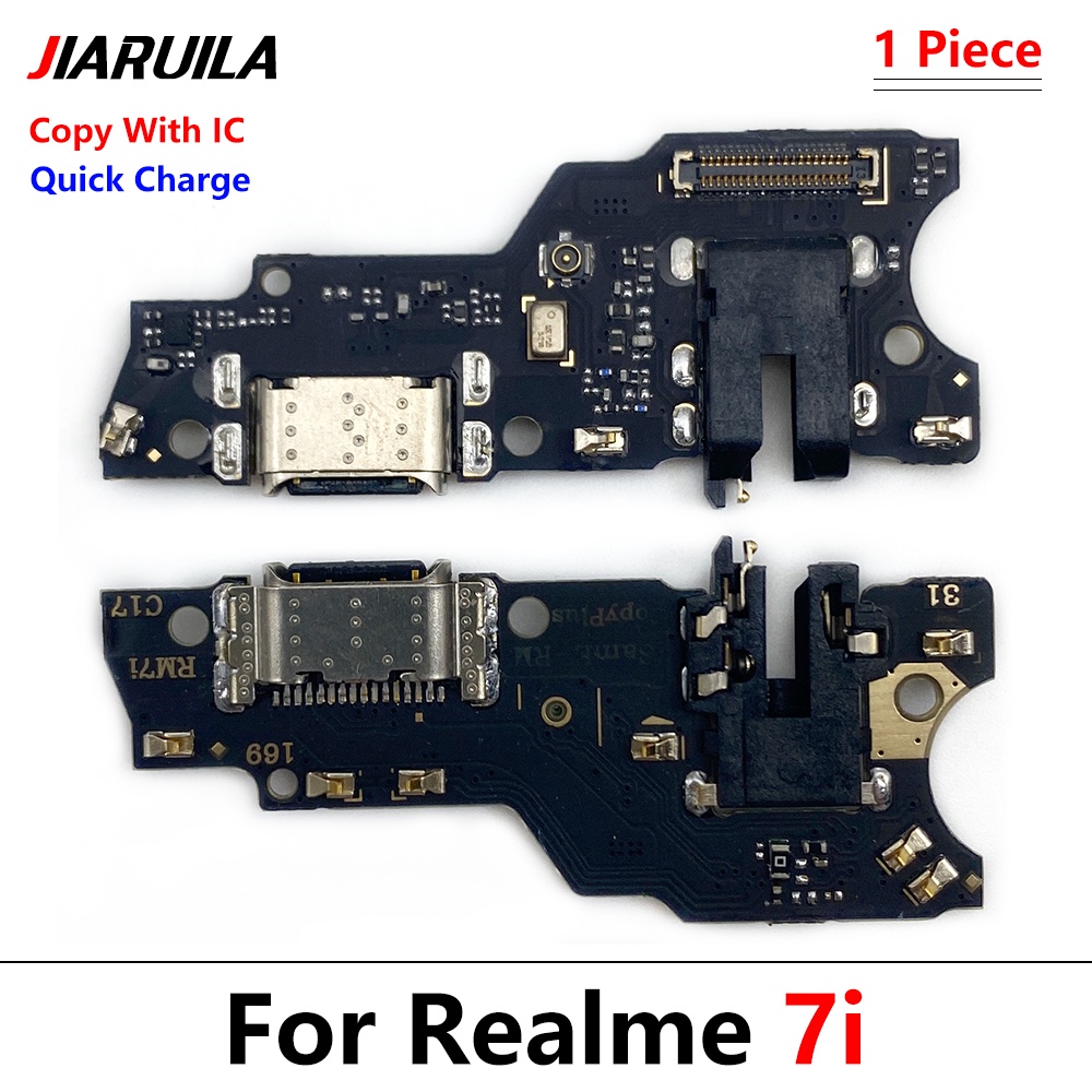 USB Charging Port Micro Dock Connector Board Flex Cable For Oppo Realme 7 7i 6 6i 5 5i 2 3 Pro ...