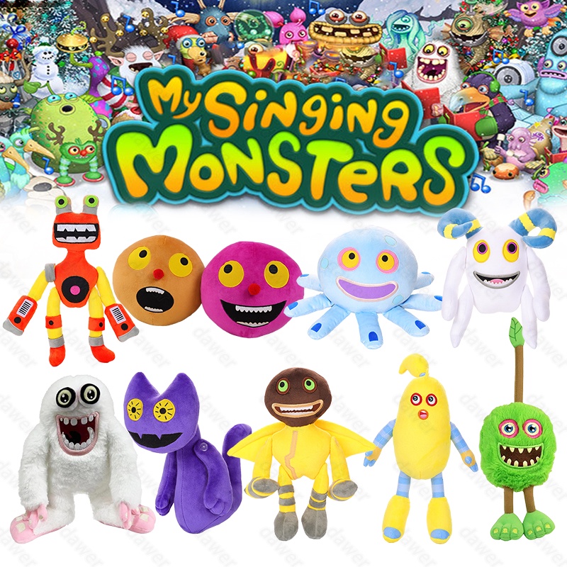 New My Singing Monsters Plush Toy Kids Monsters Wubbox Figures Horror ...