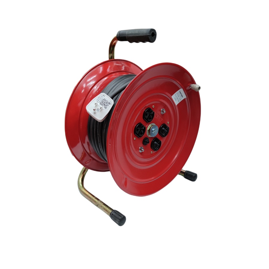 Kopez Heavy Duty Drum Roll Extension Cord 4 Gang 15A 250V Royal Cord ...