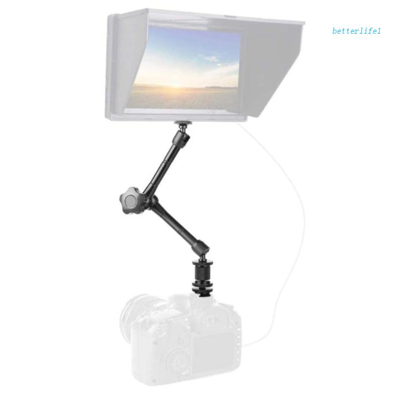 BTM Camera Monitor Clamp Metal Mount 11 Inch Large Super Articulating ...