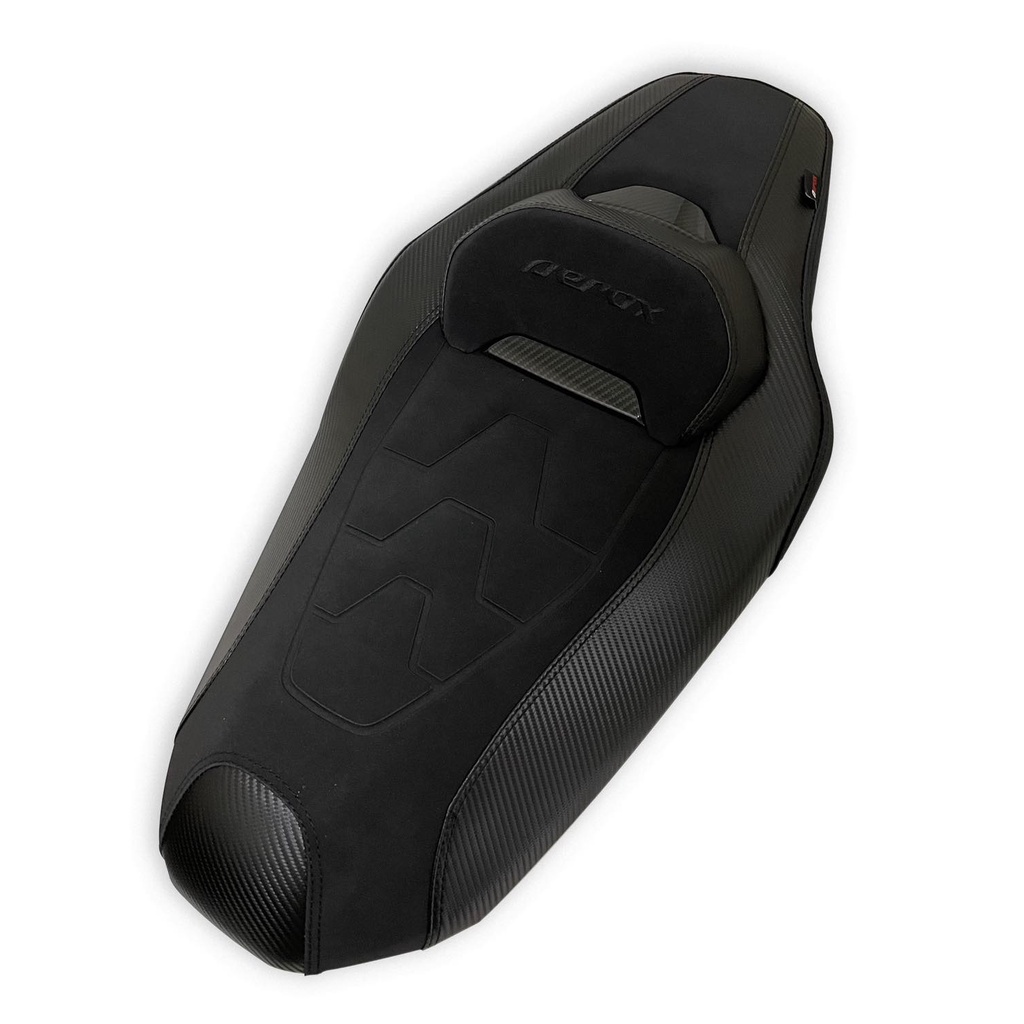 Yamaha Nmax V1 V2 / Aerox V1 V2 Camel Back Seat Suede and Leather BLACK CARBON | Shopee Philippines