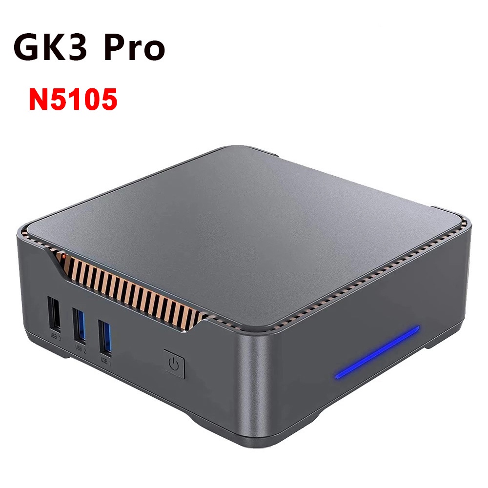 GK3V Pro Mini PC Intel Processor N5105 MINI PC Windows 11 DDR4 8GB ...