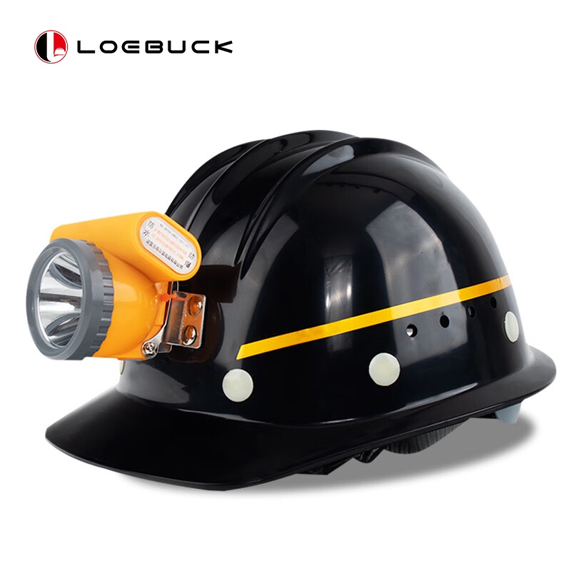 LOEBUCK safety helmet construction site with lights electricians and ...