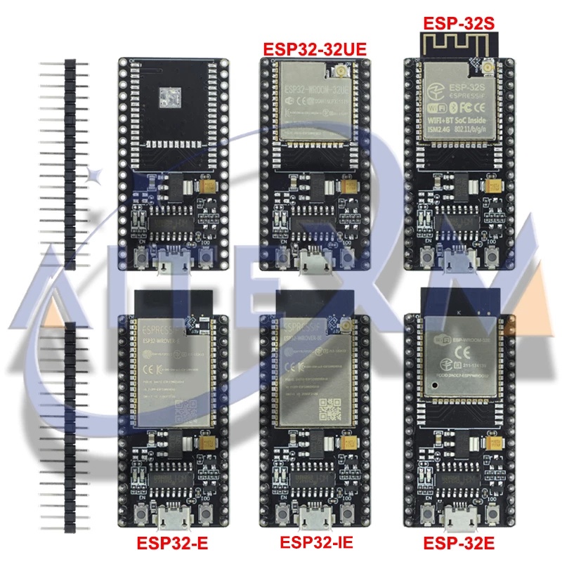 ESP32/ESP-32S Development Board NodeMCU-32S CH340 MICRO USB WiFi+Bluetooth Ultra-Low Power ...