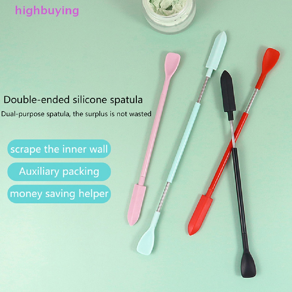 HBPH 1Pcs Silicone Double Head Scraper Cosmetic Cream Scraper Set ...