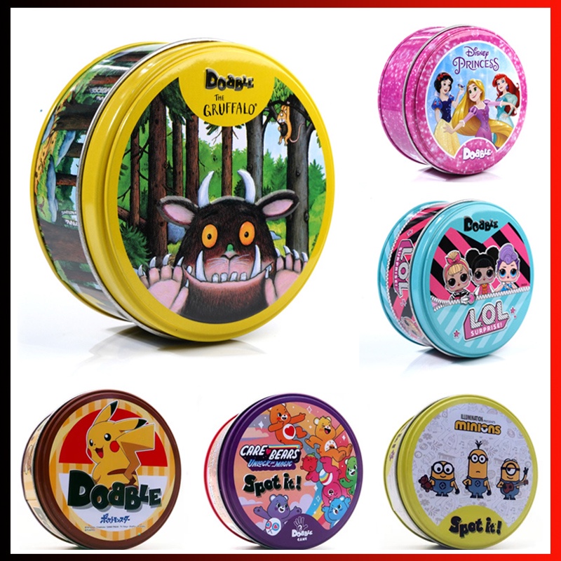30+ Different Styles Dobble Card Game Spot It Potte Age 6 Board Game 2 ...