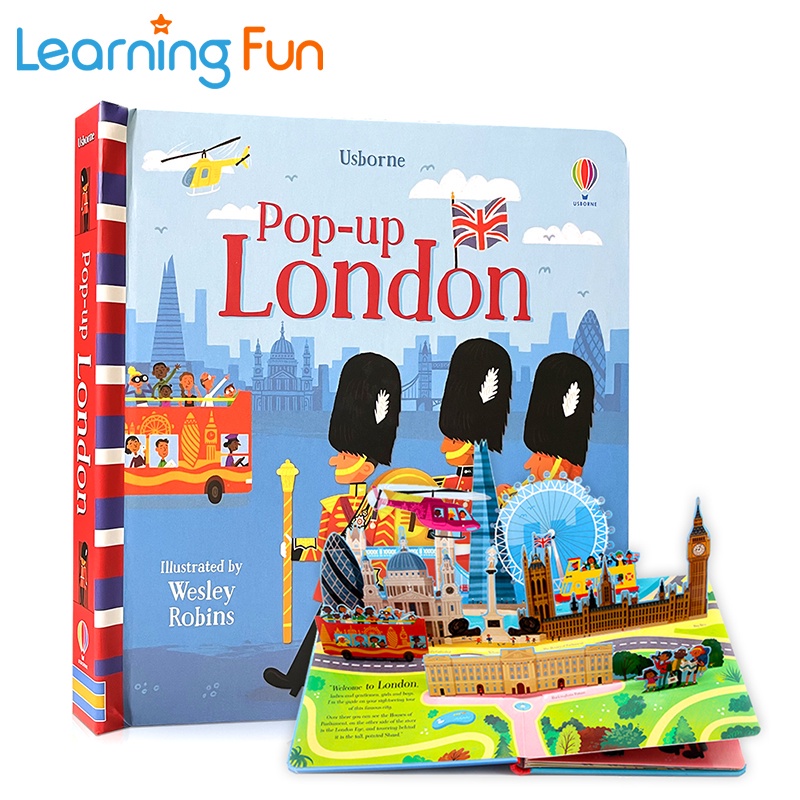 USBORNE Pop Up London 3d Flip Flap Children Picture Books Kids Baby ...