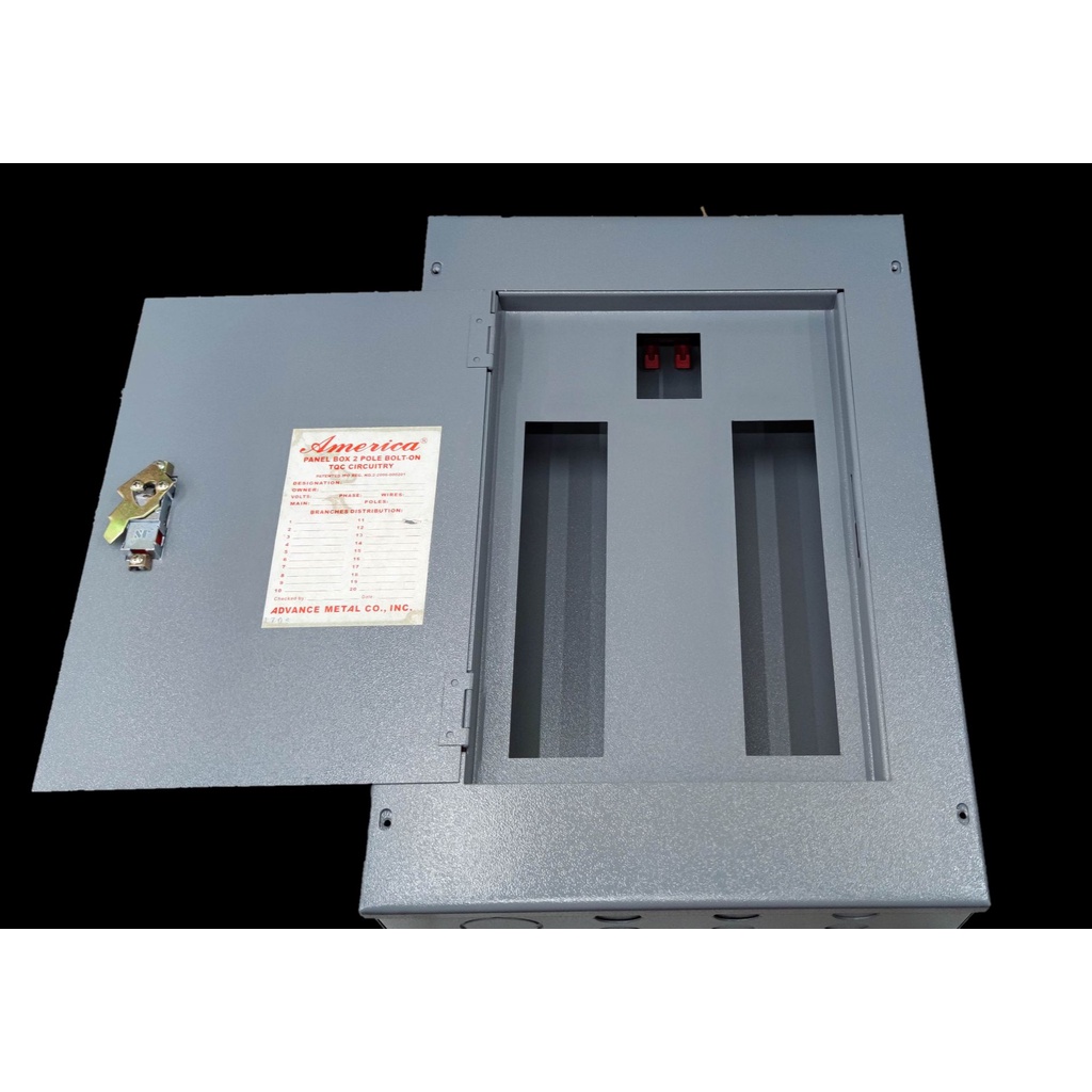 America Panel Board 2 Pole Bolt On Center Main 2 Pole 10 Branches 2 ...