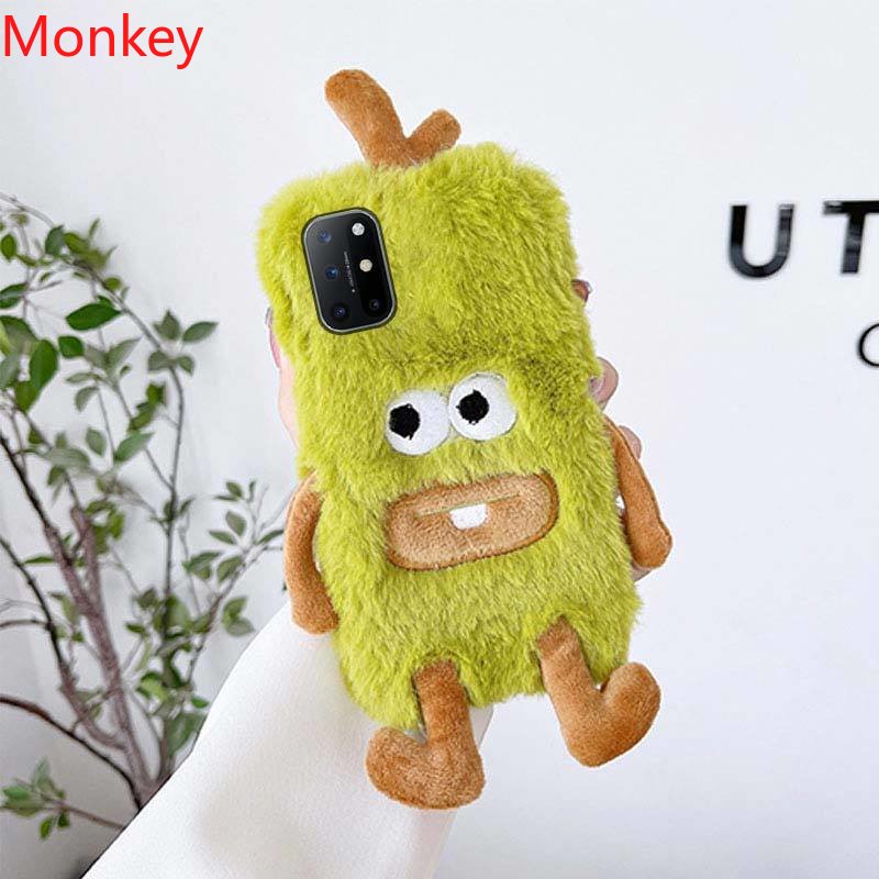 Funny Cute Cartoon Fluffy Phone Case For Oneplus Nord N100 N20 One Plus ...