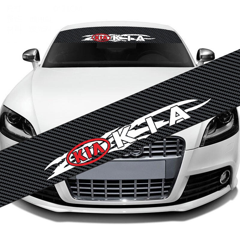 1 Piece Car Windshield Sticker Auto Front Windscreen Decal Accessories ...