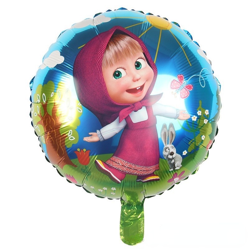 Masha and Bear Balloon Wedding Decoration Children Birthday DIY ...