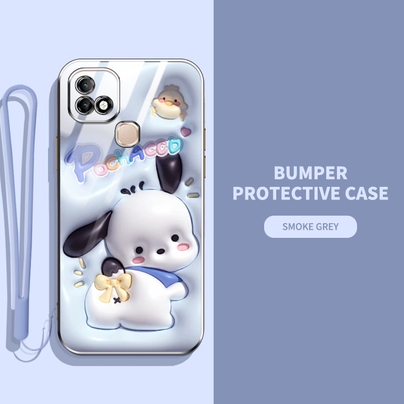 infinix Smart 5 Pro Hot 10i X659B X658E X658B Case Cute puppy 3D vision ...