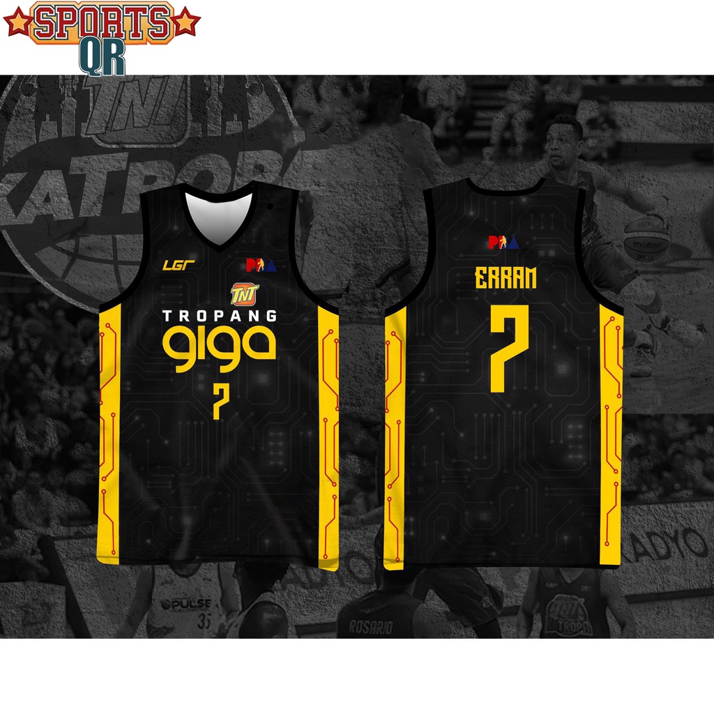 QR SPORTS PBA_INSPIRED - FULL SUBLIMATION JERSEY - TROPANG GIGA - BLACK ...