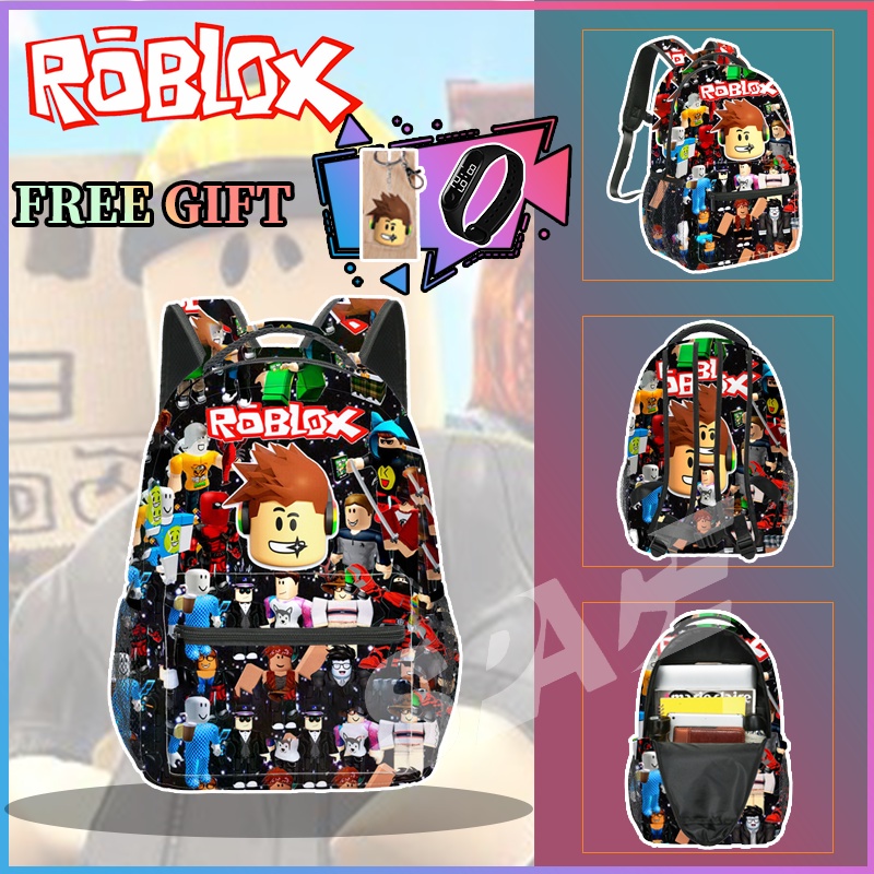 Robux Roblox School Bag For Kids anime backpack student anime school ...