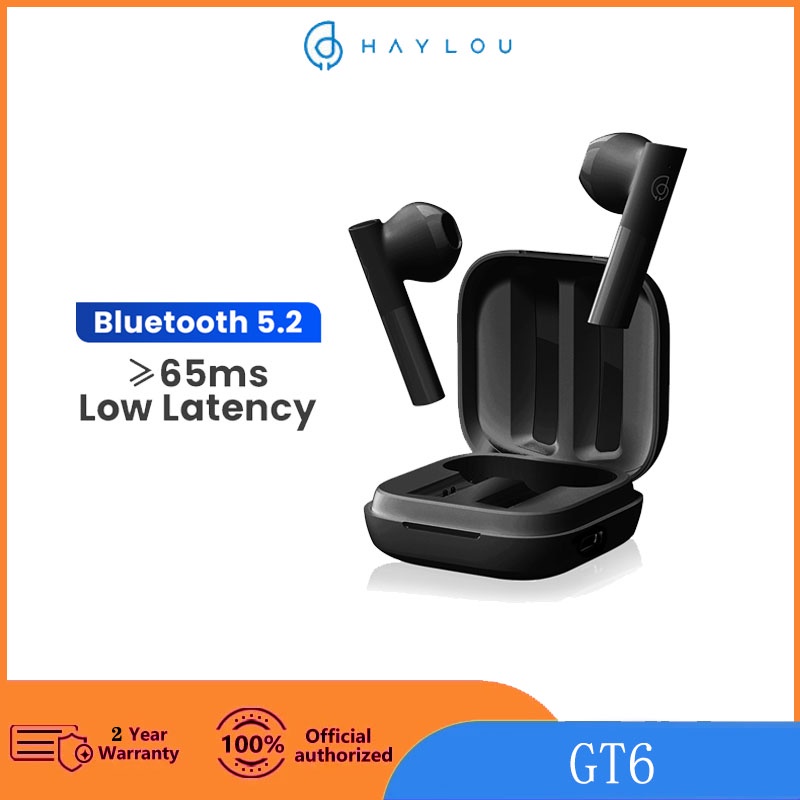 HAYLOU GT6 Bluetooth Wireless Headset Handset 5.2 Half In Ear New Men's ...