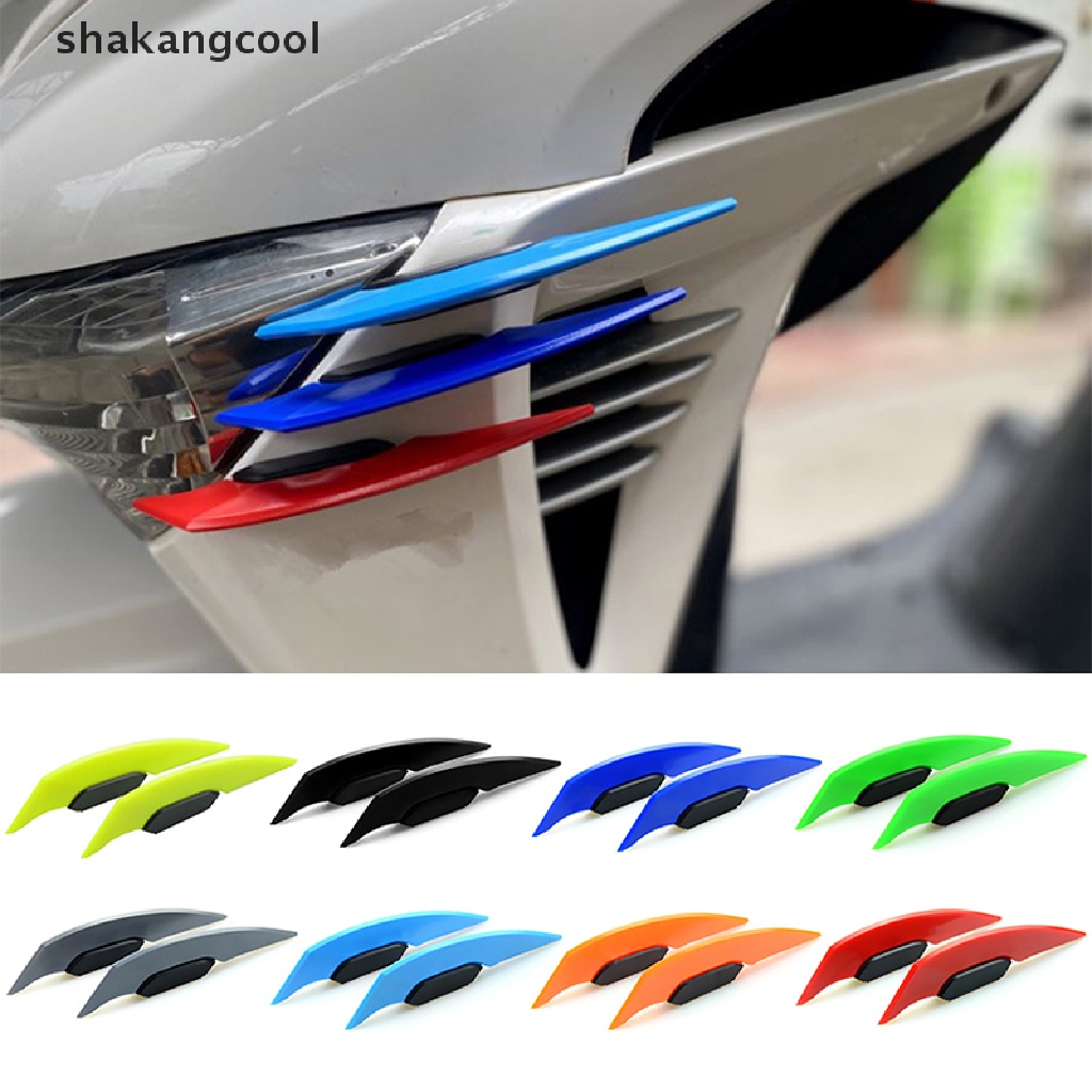 shakangcool 1Pair Universal Motorcycle Winglet Aerodynamic Spoiler ...