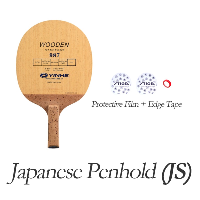 Original YINHE 987 Table Tennis Racket (Japanese Penhold) | Shopee ...
