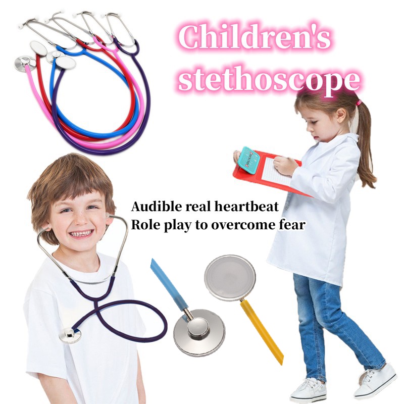 【COD】Kids Stethoscope Toy Kids Role Play Simulation Nurse Doctor's Toy ...