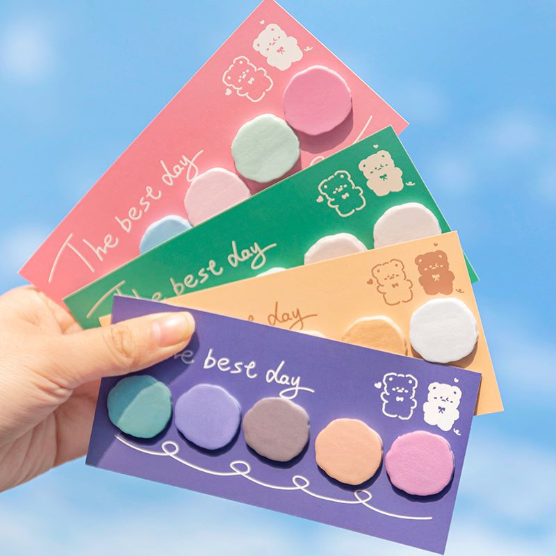 Cute Group Sub-index Stickers Colorful Memo Notes N times Stickers ...