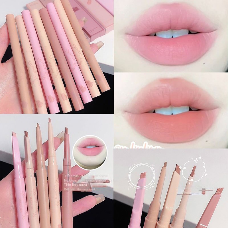 MUGE LEEN Sweet Lip Liner Auto Rotate Water Proof Lasting Does Not Fade ...