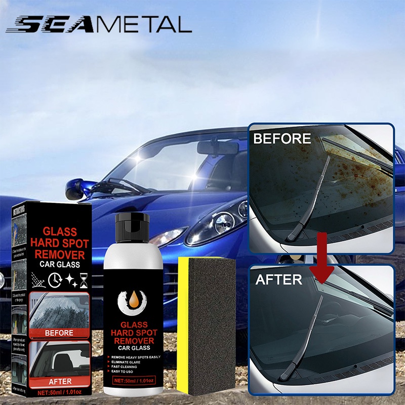 SEAMETAL Car Glass Cleaner Oil Film Paste Windshield Cleaner Glass ...