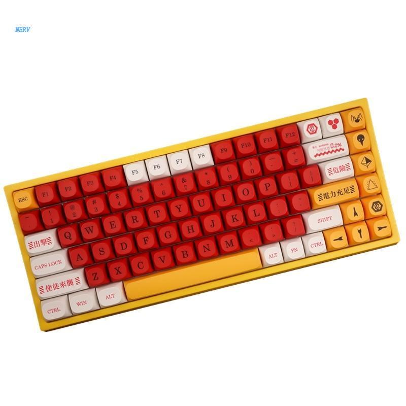NERV 136-Key DYE-SUB Keycap MA Profile EVA Second Keycaps For ...
