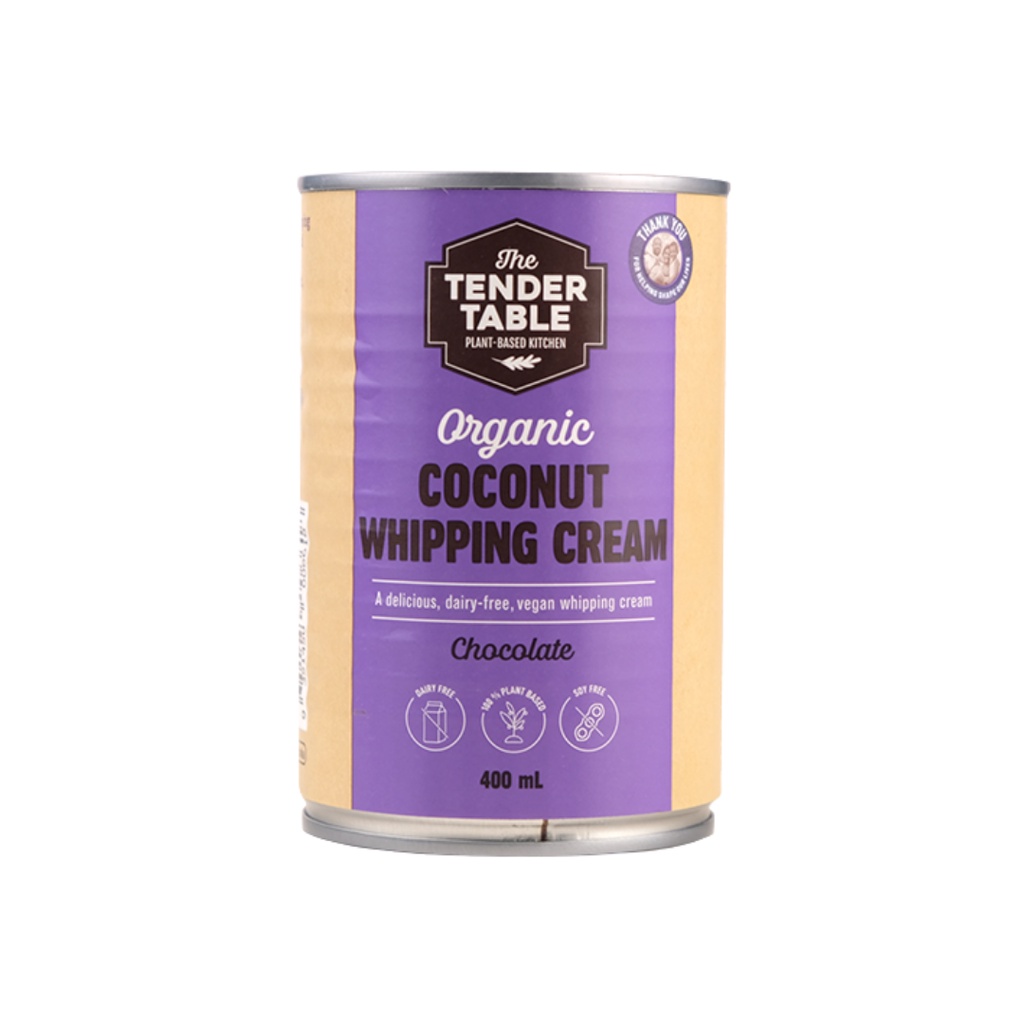 The Tender Table Organic Dairy-Free Coconut Whipping Cream Chocolate ...