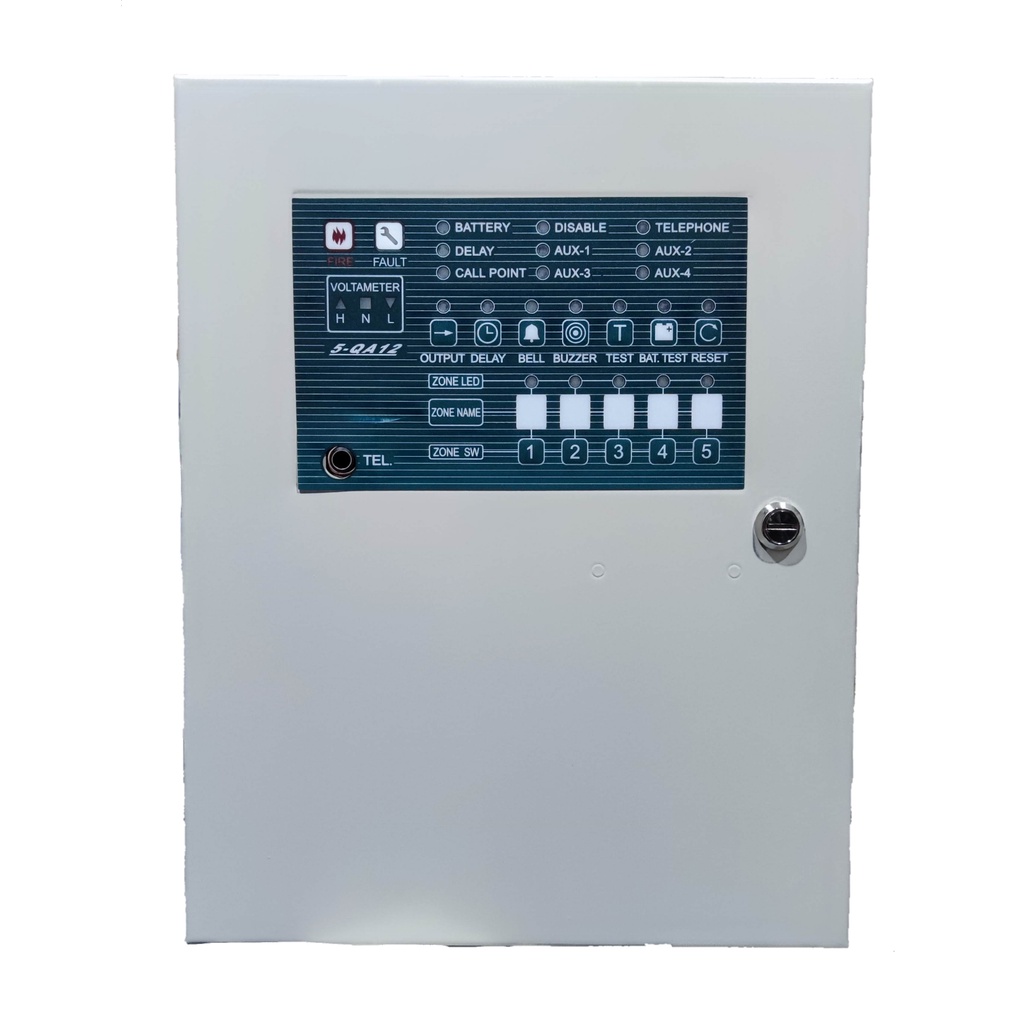 HORING LIH 5 Zones Fire Control Panel 5QA12 ( Battery not Included ...