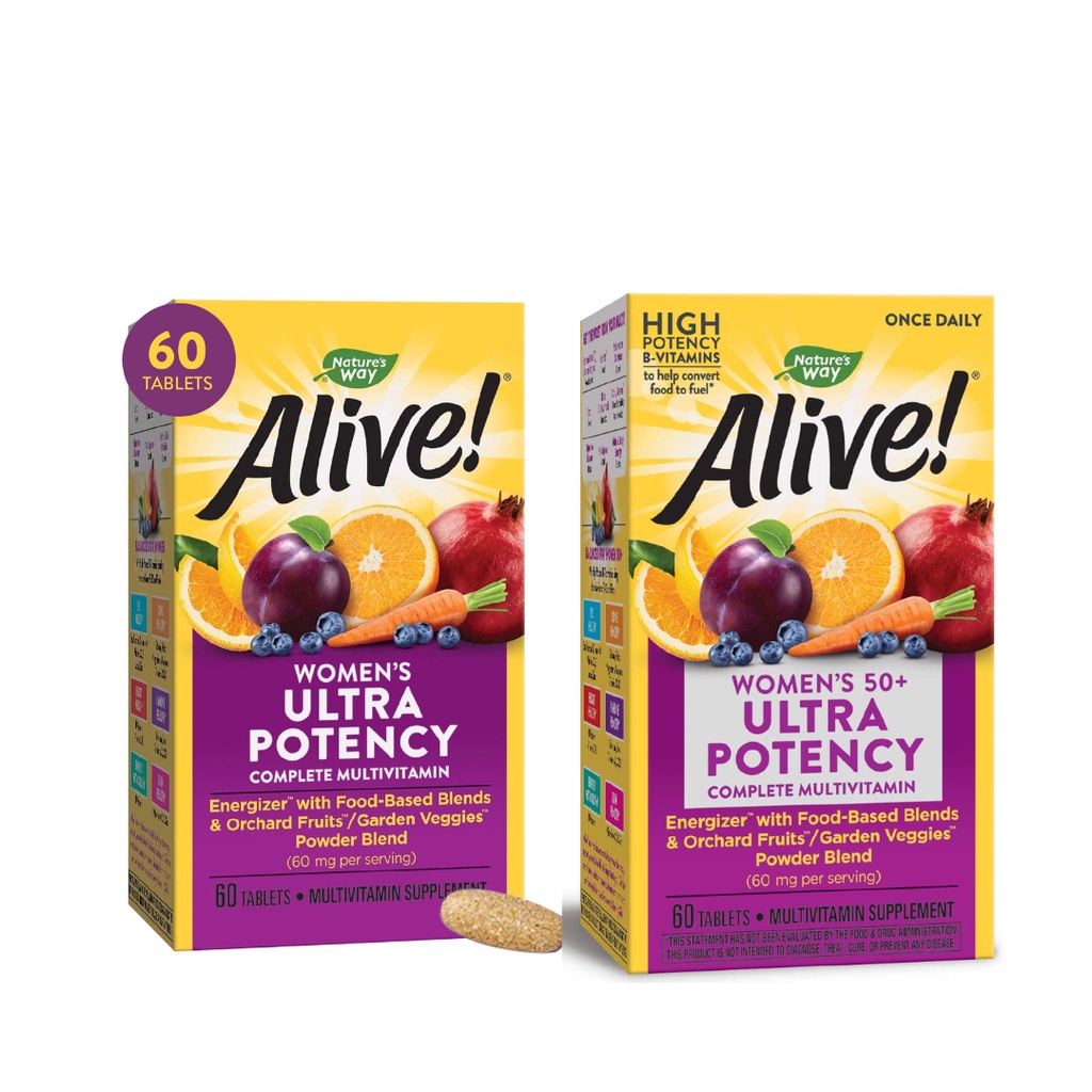 Family Mart | Nature's Way, Alive! Once Daily, Women's Ultra Potency 50 ...