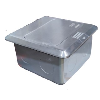 T&J Floor Outlet Pop-up HDMI, HDMI, CAT6 with Metal Utility Box, Floor ...