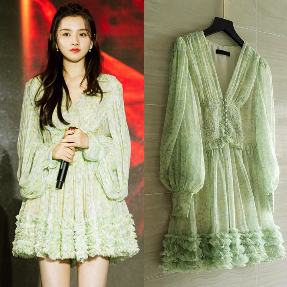 2023 New French Chiffon Dress | Shopee Philippines
