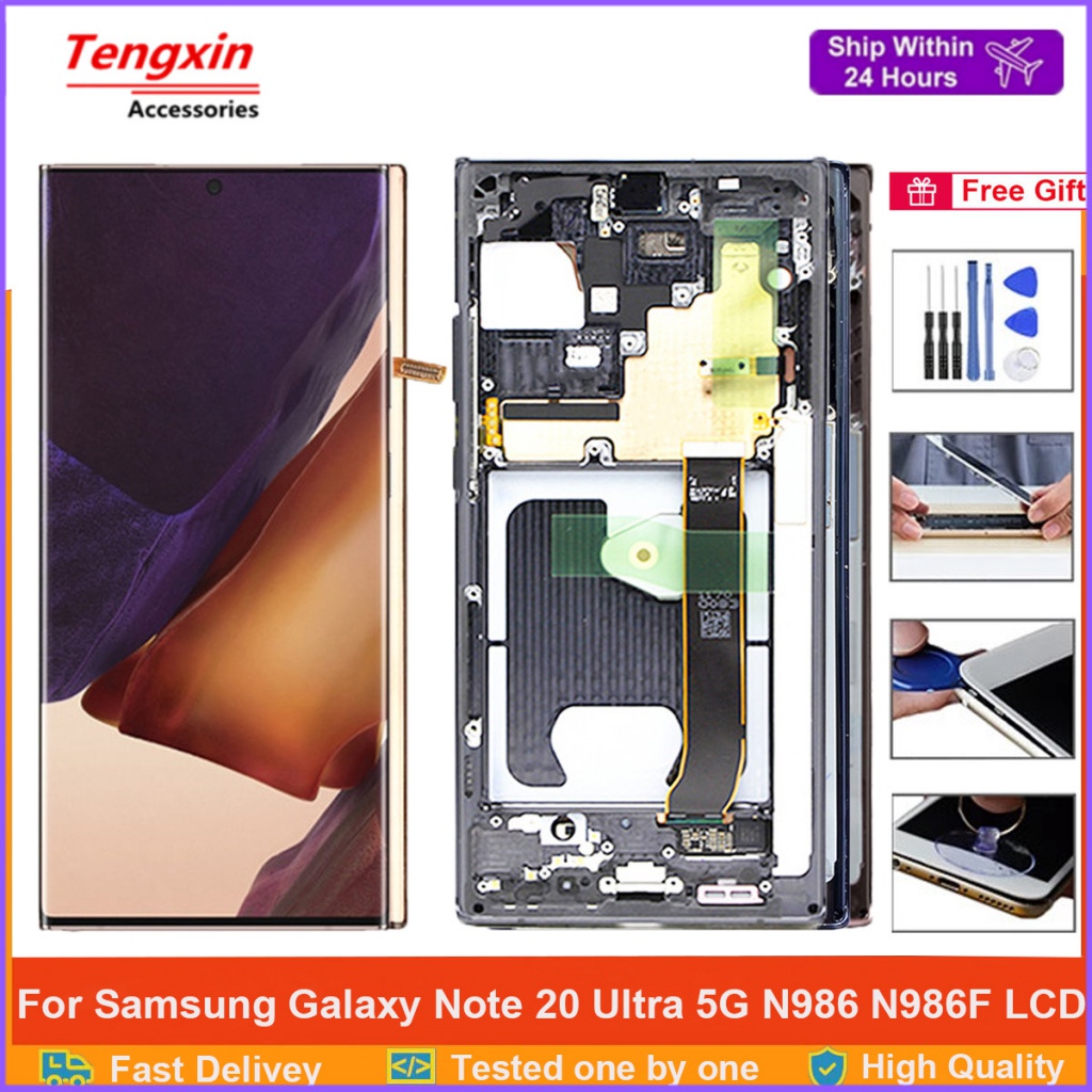 6.9"; Original Display For Samsung Galaxy Note20 Ultra lcd SM-N985F ...