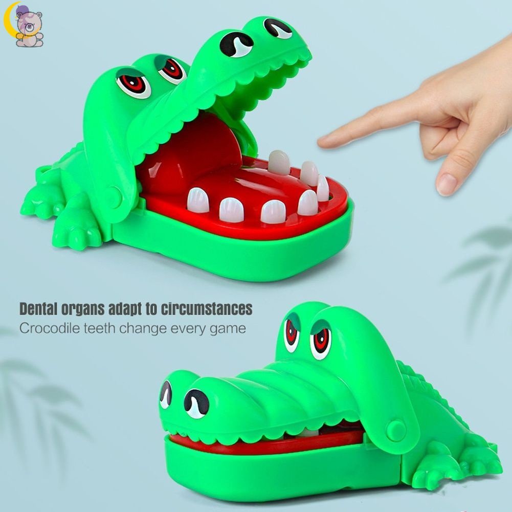 Crocodile Toy Classic Mouth Dentist Bite Finger Family Game Kids Game ...