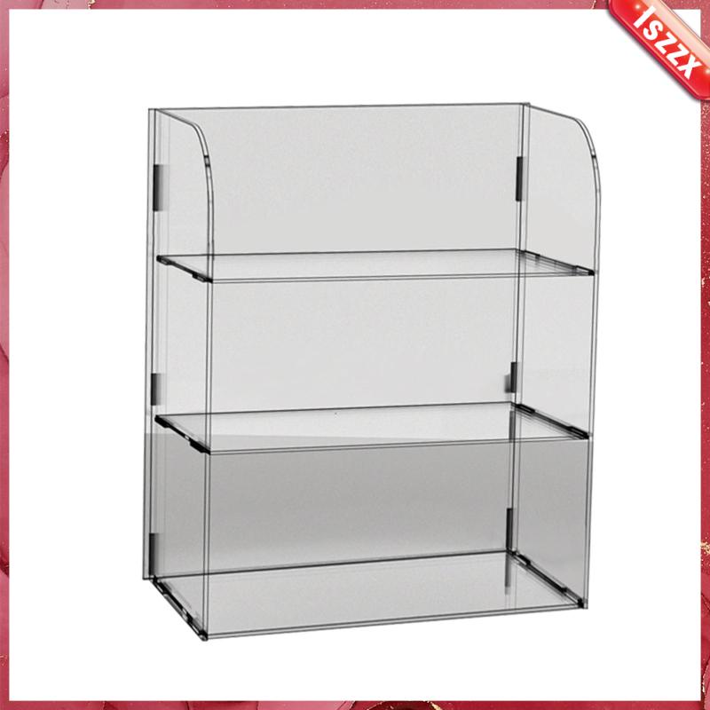 [Lszzx] Multi Use Acrylic Display Rack Showcase Stand Shelves Storage ...