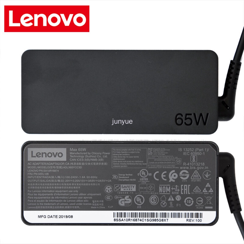 Lenovo ThinkPad E480 E580 S2 T480S/Yoga 720 X270 20V 3.25A 65W USB-C ...