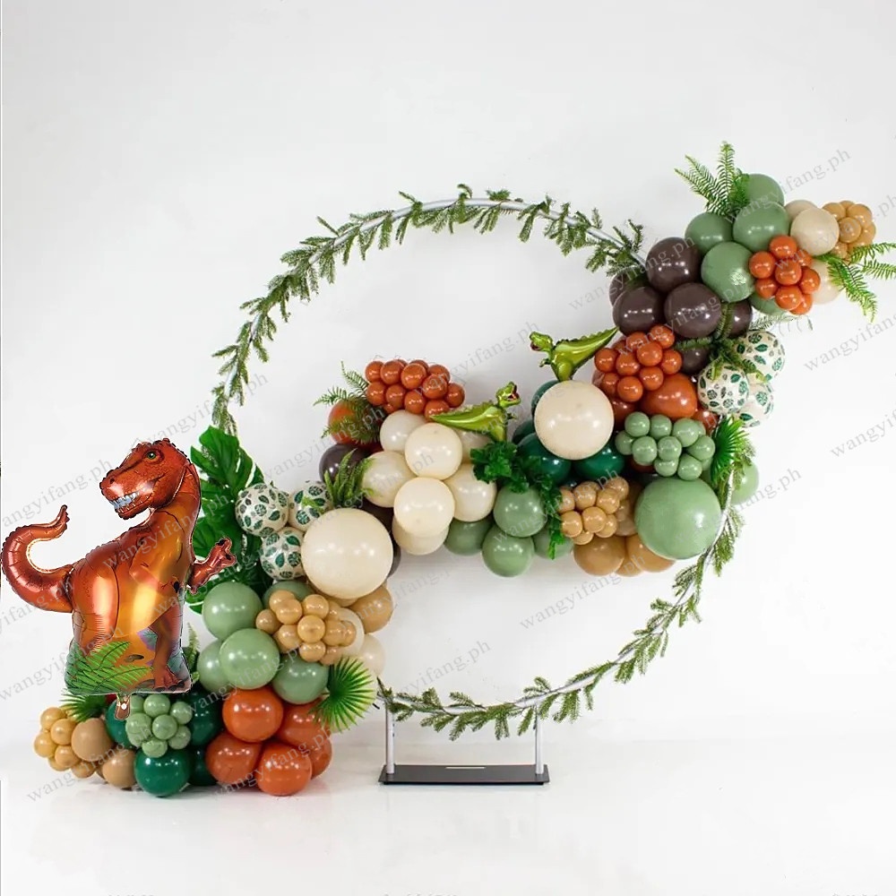 98Pcs Dinosaur Balloon Garland Arch Kit Jungle Animal Foil Balloons ...
