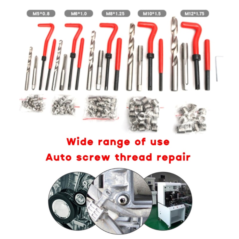 YO M5-M6 M8-M10 M12 Coil-Drill Tool Metric Thread Repair for Helicoil ...