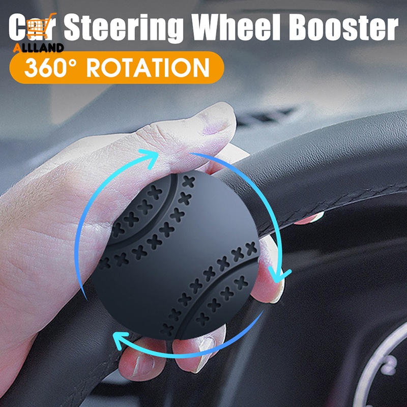 1 Pc Silicone Anti-slip Car Steering Wheel Rotating Booster Ball ...