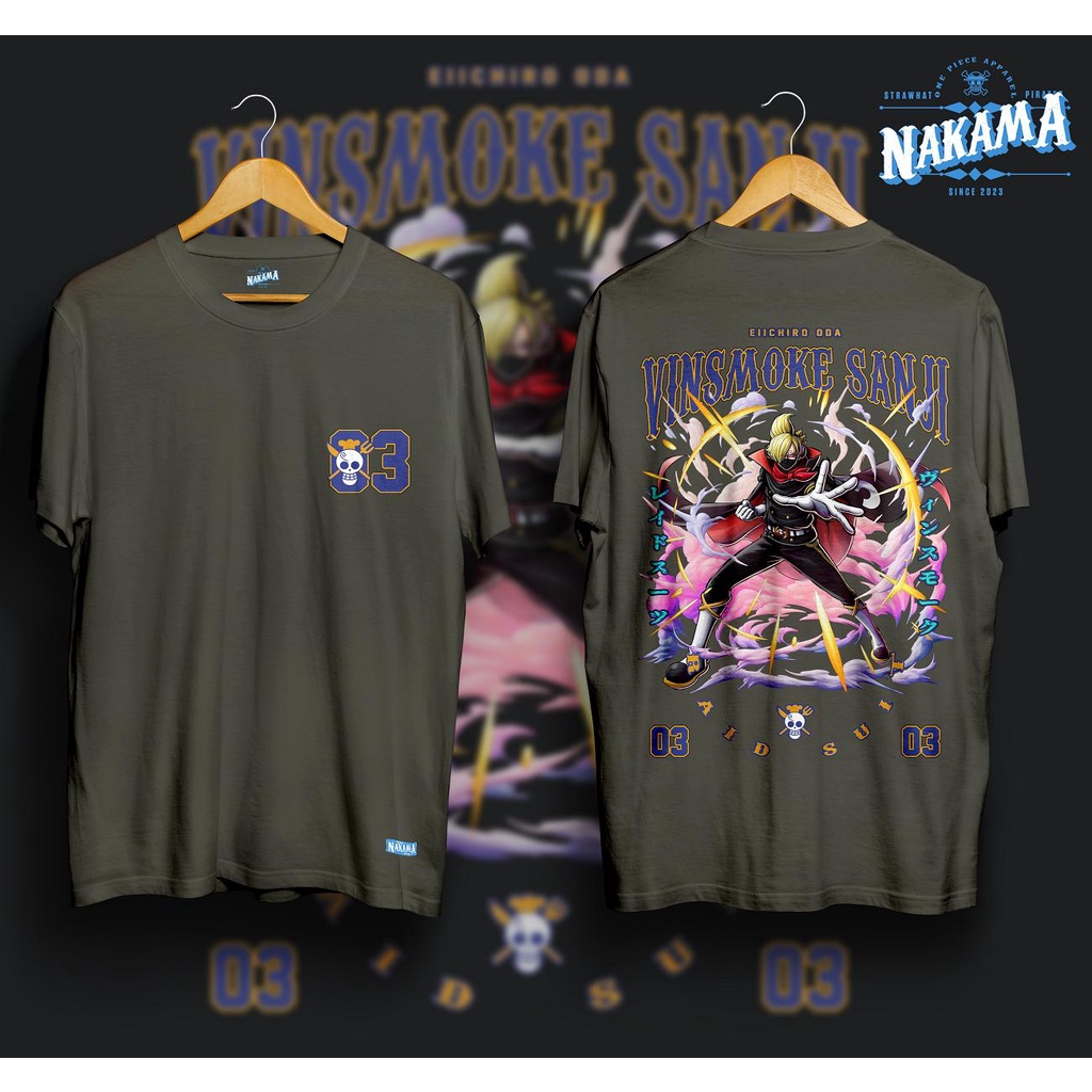 NAKAMACLOTHING ONEPIECE VINSMOKE SANJI RAID SUIT GRAPHIC COTTON TSHIRT ...