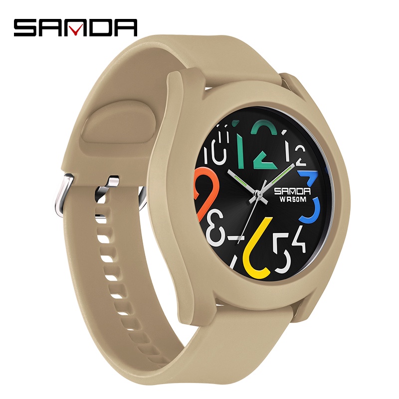 Sanda Colorful Removable Strap Sports Waterproof Fashion Digital Large ...