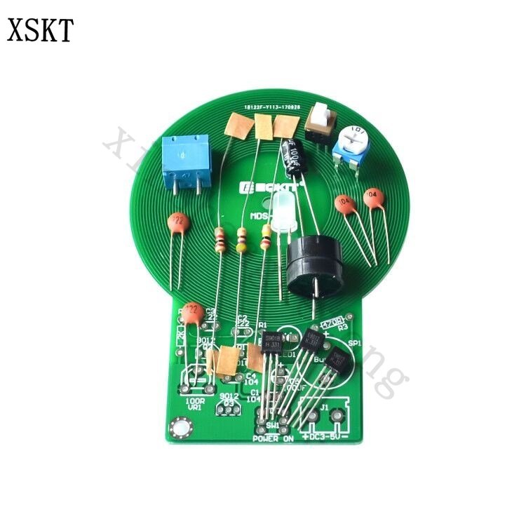 DIY Kit Metal Detector Kit Electronic Kit DC 3V-5V 60mm Non-contact ...