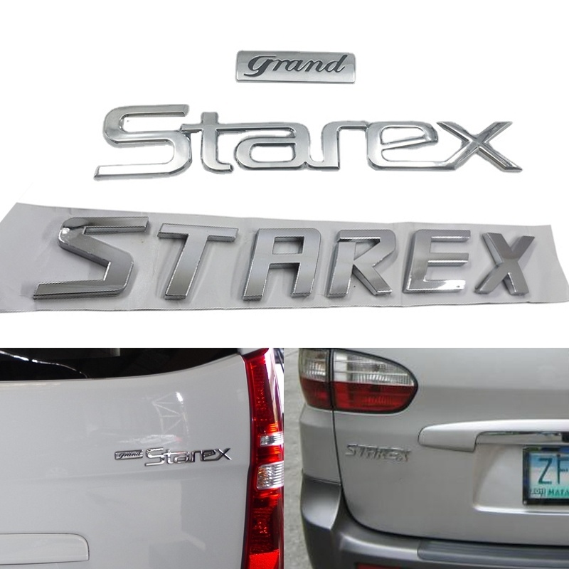 Rear Trunk Decoration Emblem 3D Letter Logo Nameplate Sticker Tailgate ...
