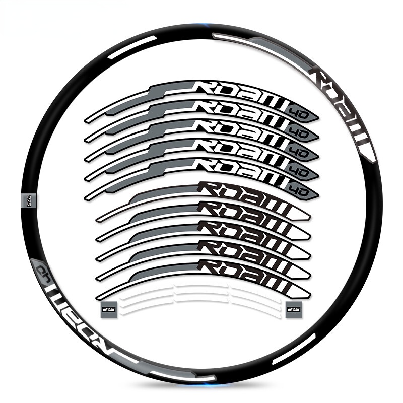 FESA Mountain bike ROAM 40 wheel set sticker mtb bicycle decals 27 ...