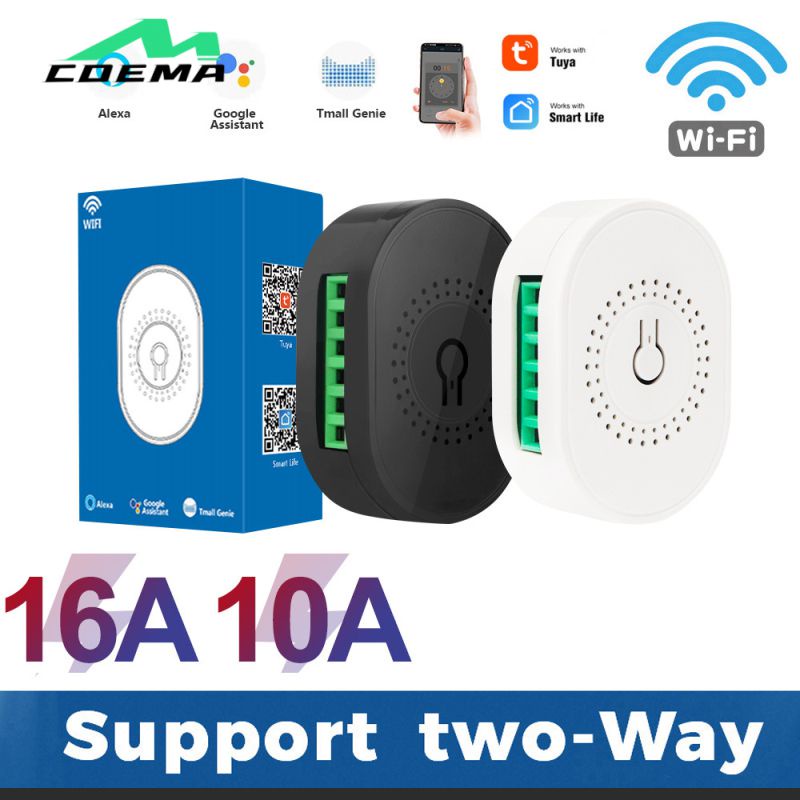 Tuya Wifi Smart Switch No Hub Required Support Two Way Control Remote ...