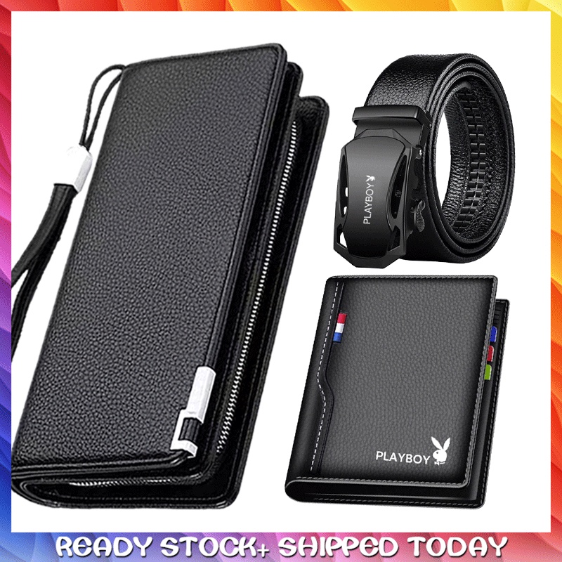 Leather wallet Large capacity men's wallet Long handbag wallet for men ...