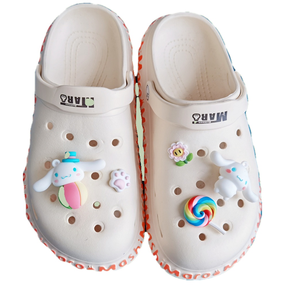 Cartoon Sanrio Kuromi croc Pin Set Dunkin Donut Jibitz Charm ...