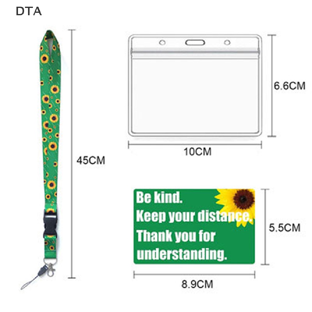 DTA Face Covering Exemption Hidden Disabilities PVC Card Sunflower ...